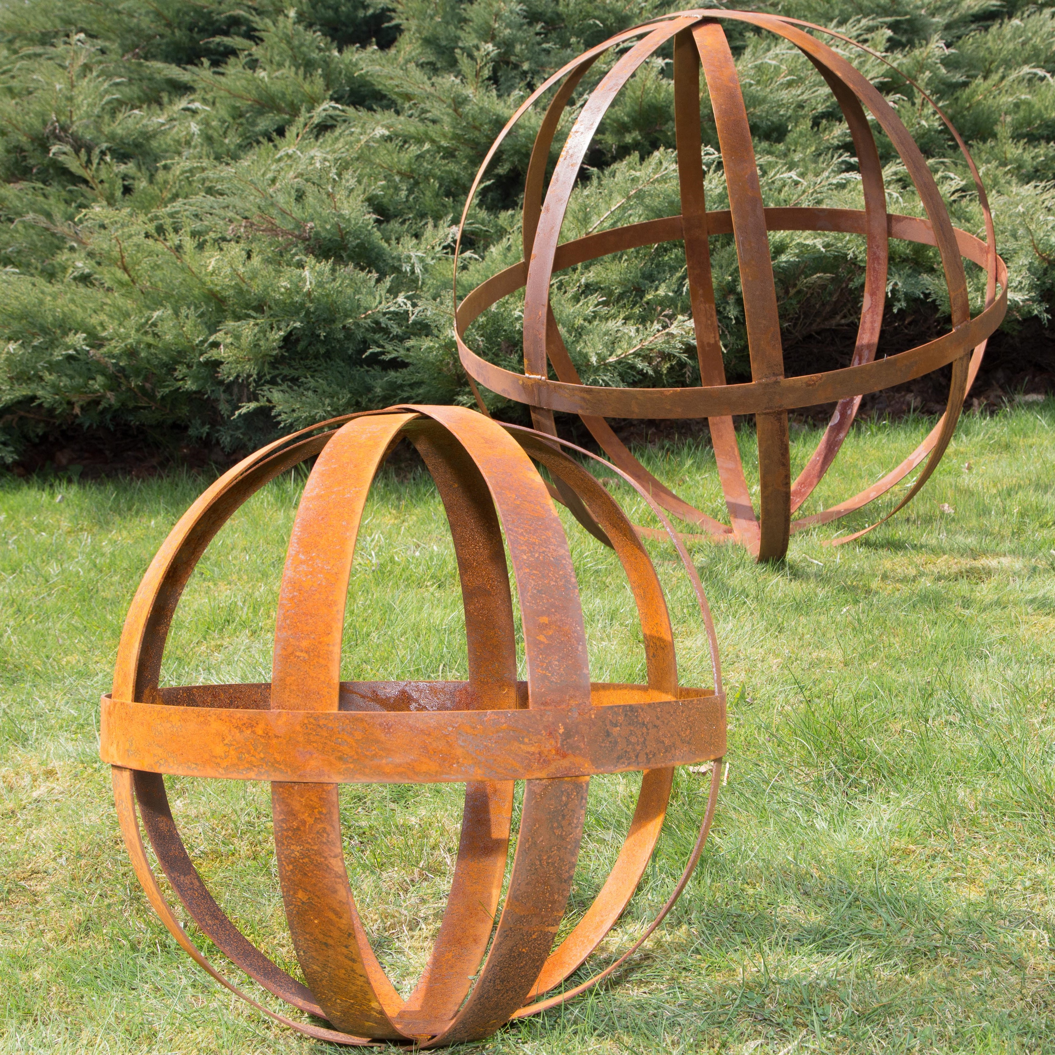 Sphères corten - FIN DE SÉRIE - DHACIER